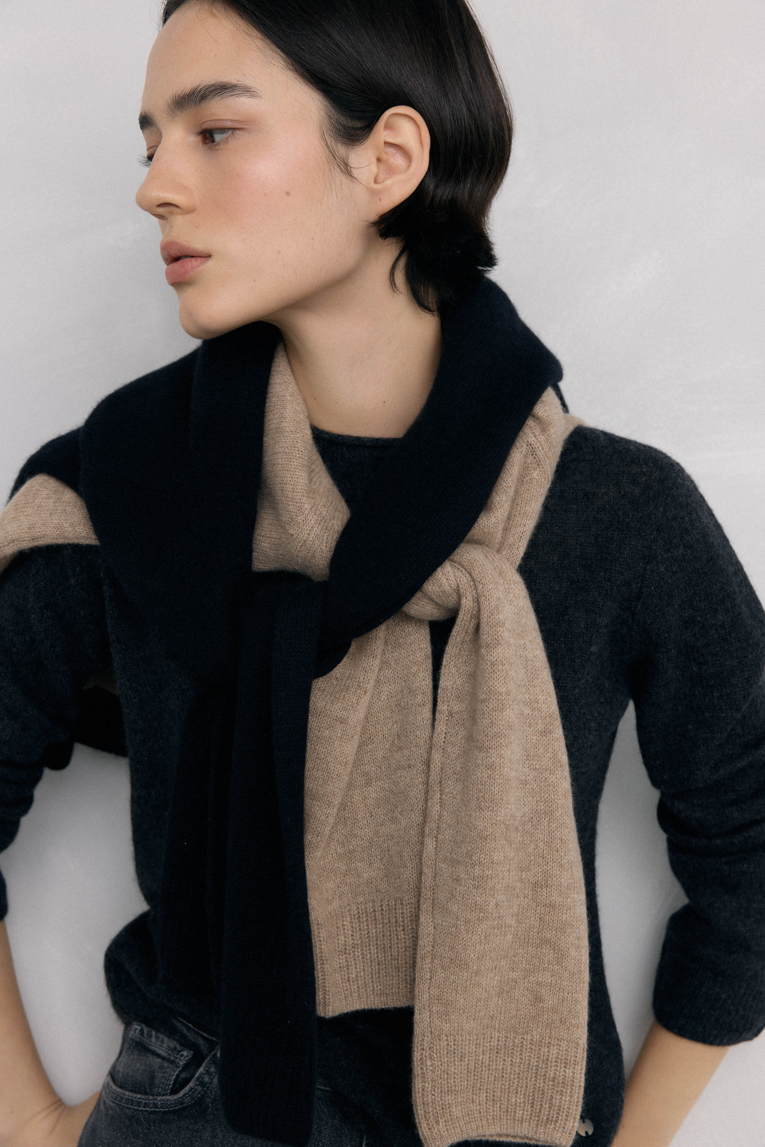 cashmere wrap jumper