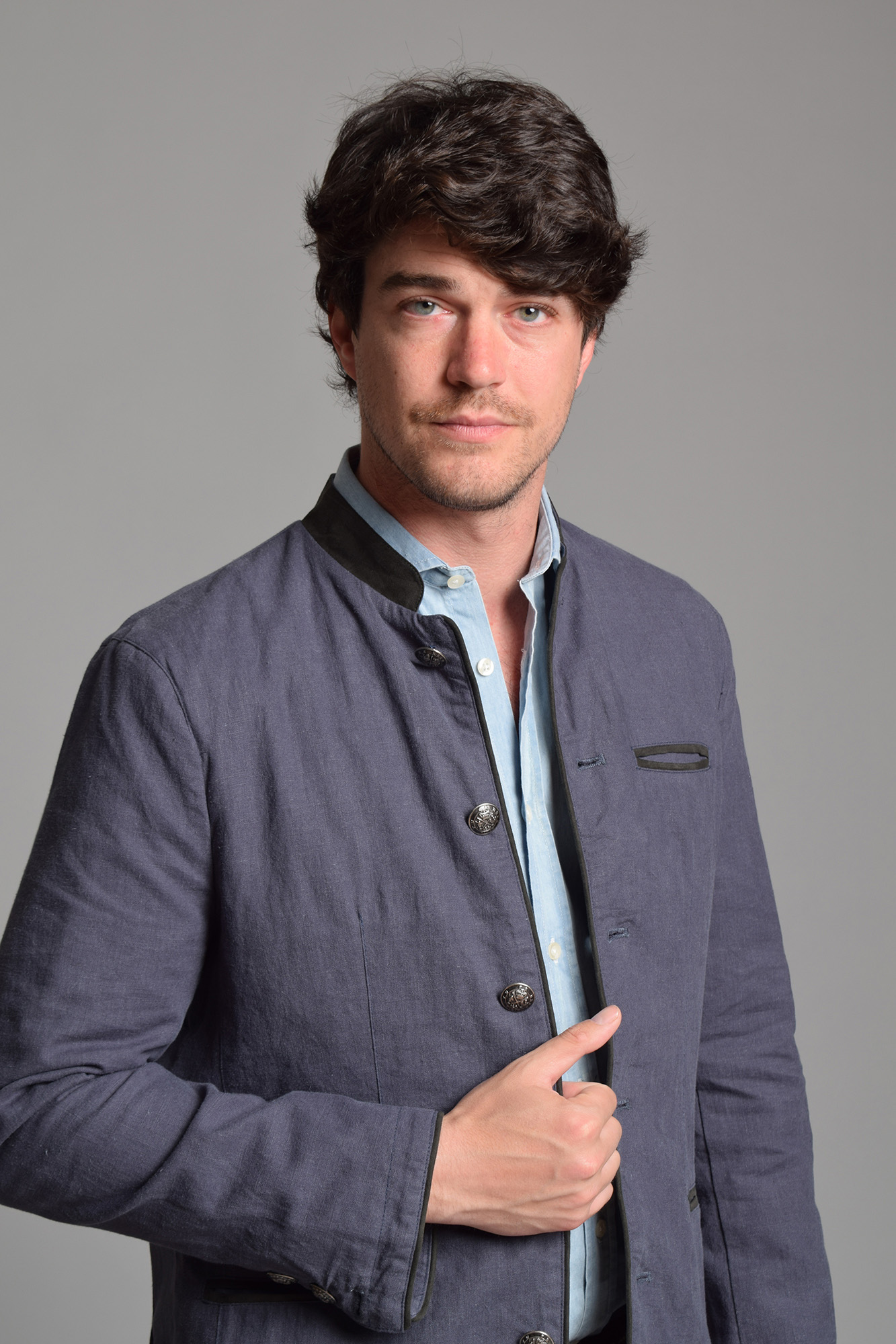 Casaco austríaco de linho e camurça | Casacos de homem | Pedro del Hierro