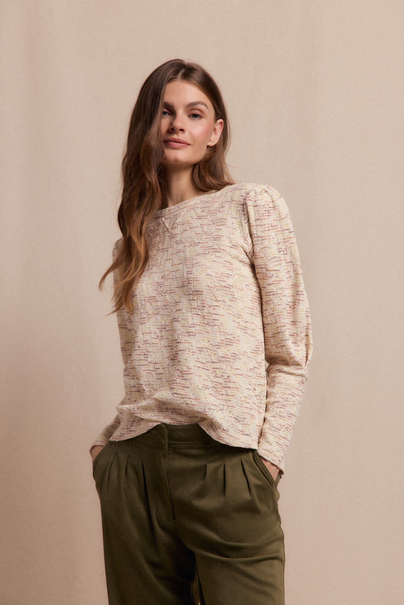 Top estruturado franzido | T-shirts e polos de mulher | Pedro del Hierro