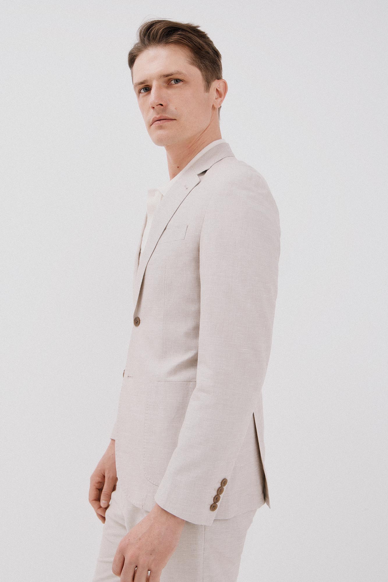 Blazer de algodão e linho | Blazers de homem | Pedro del Hierro