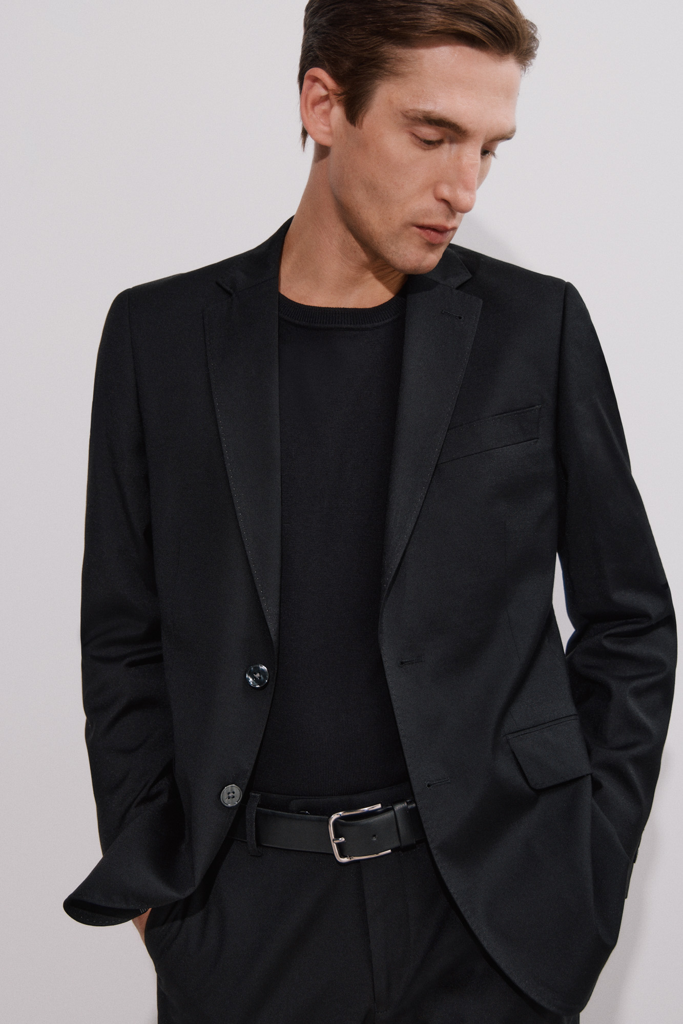 Blazer preto slim fit | Blazers de homem | Pedro del Hierro