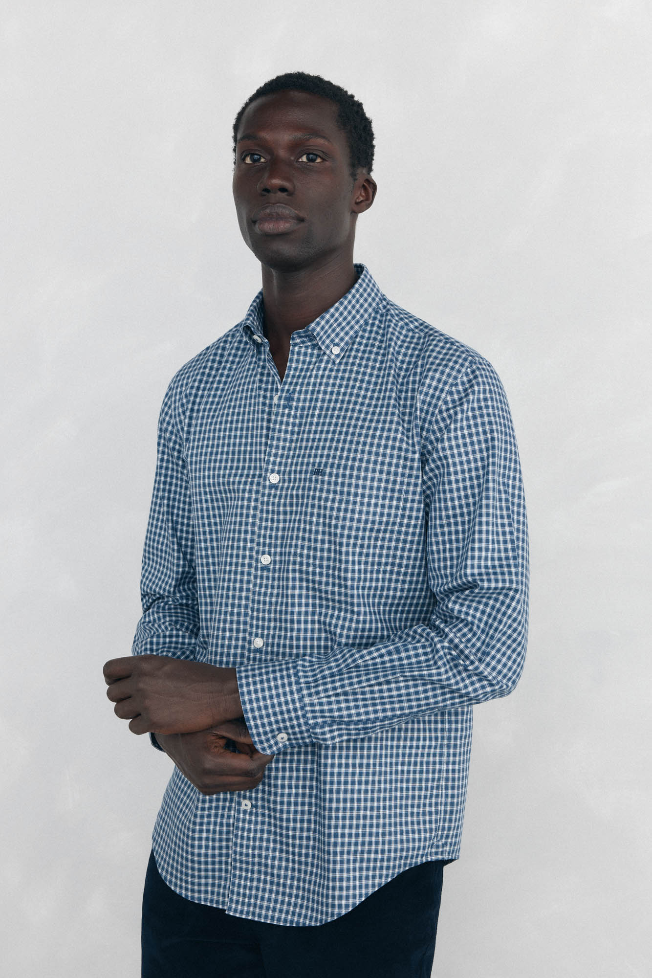 Camisa non iron oxford cuadros | Camisas de Hombre | Pedro del Hierro