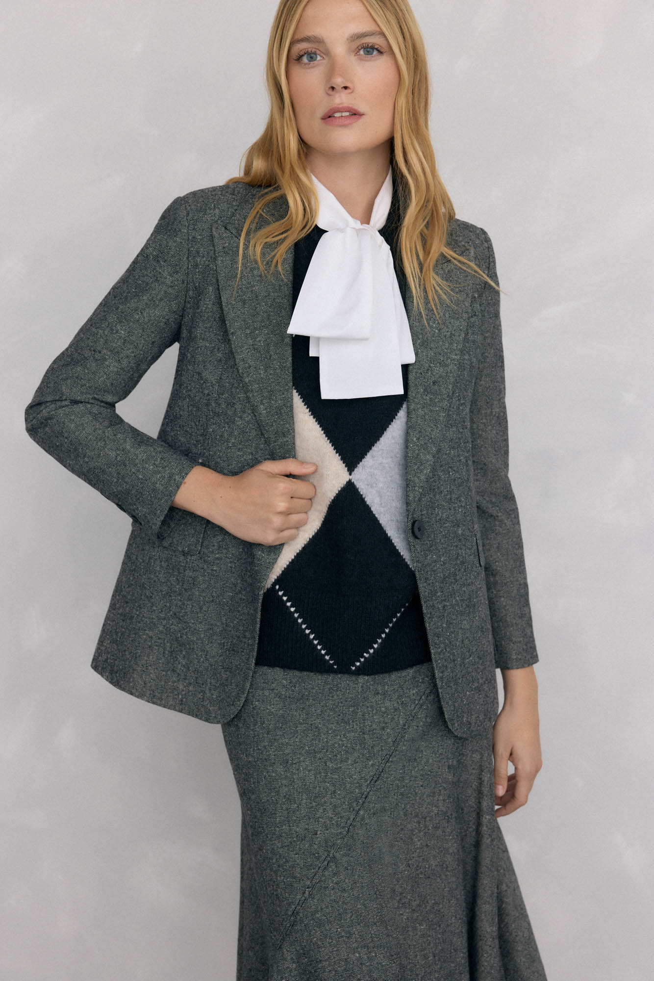 Blazer cheviot | Americanas y blazers de mujer | Pedro del Hierro