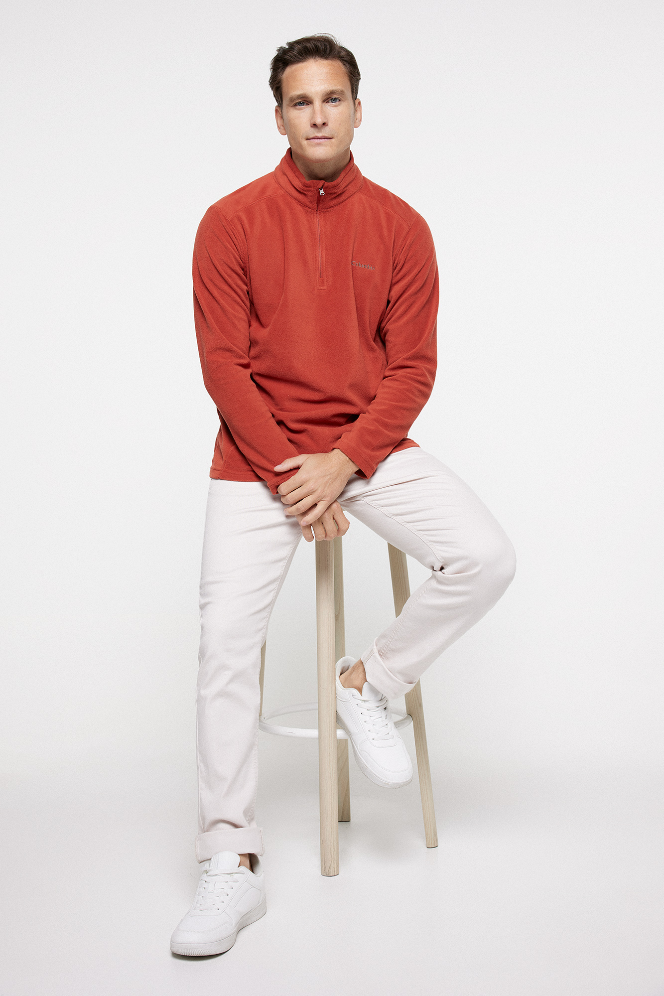 Forro de fecho-éclair médio da Columbia Klamath Range™ II para homem | Sweatshirts de homem ...