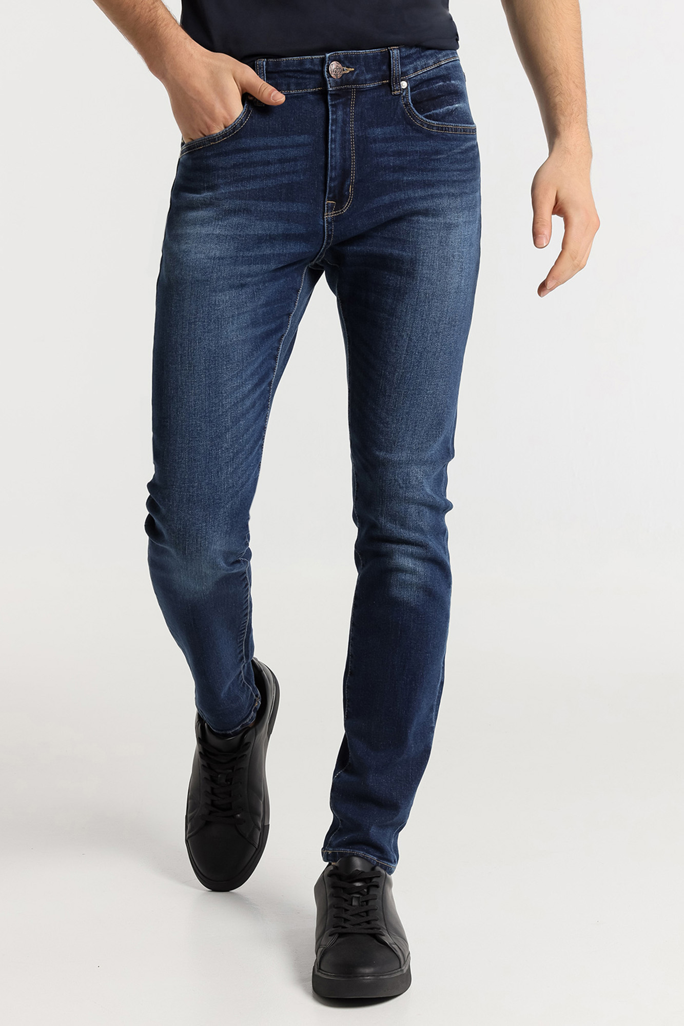 Calça jeans azul escuro médio | Jeans de homem | Pedro del Hierro